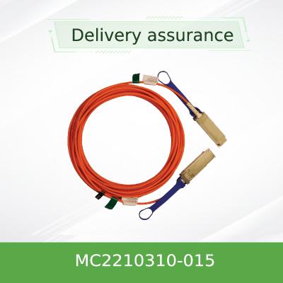 40GbE anaranjado QSFP+ Mellanox óptico activo DAC Cable Ethernet MC2210310-015 el 15M