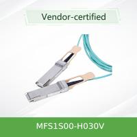 China InfiniBand Mellanox AOC Cable High Speed Interconnect Cable MFS1S00-H030V for sale