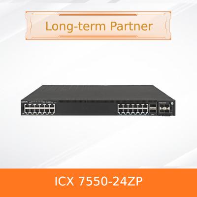 RUCKUS ICX 7550-24ZP Switch PoE++ de alta densidad multigigabit con 100G de conexiones superiores