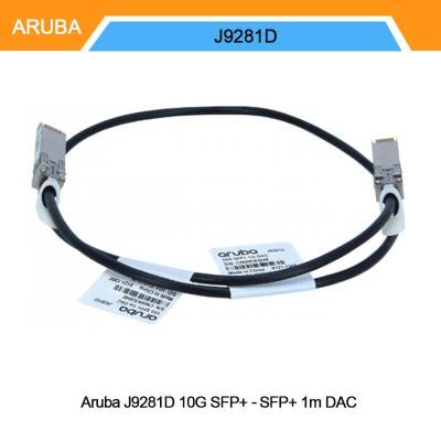 China Hpe Aruba Networking 10g SFP+ to SFP+ 1m Direct Attach Copper Cable (J9281D) for sale