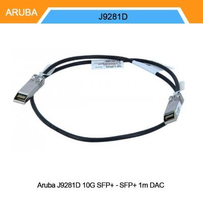 China Hpe Aruba Networking 10g SFP+ to SFP+ 1m Direct Attach Copper Cable (J9281D) for sale