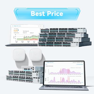 China Marca Original Ciscos C9200L-48t-4G-a C9200L Série 48 Port Network Switch à venda