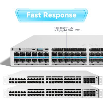 Cina Cisco Nuovo Originale C9200L-48p-4G-a 9200L 48 Porte 10/100/1000 Poe+ 4X1g Uplink Switch Network Advantage C9200L-48p-4G-a in vendita