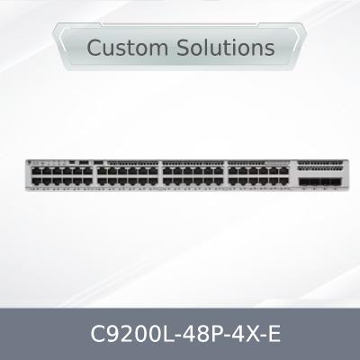 China New Original in Stock C9200L-48p-4X-E Ciscos Cata Lyst 9200L 48 Port Poe+ 740W 4X10g Uplink, Network Switch for sale
