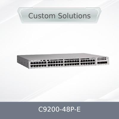 China C9200-48p-E 48X 1g RJ45 Poe+Port Network Switch 48 Port Poe+Network Essentials with X1 AC Power Supply for sale