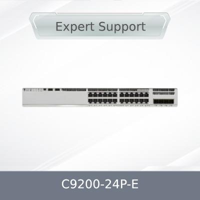 China Original C9200-24p-E 9200 Layer 2 Ethernet 24 Port Poe Network Switch with Qos Function for sale