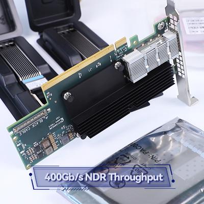 China Nvidia ConnectX-7 MCX755106AS-HEAT Network Card with PCIe Gen5 OSFP56 Interface and Hardware-Accelerated RDMA for sale