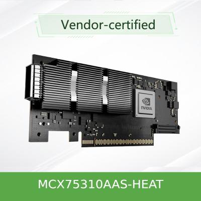 China NVIDIA ConnectX-7 MCX75310AAS-HEAT 400Gb/s InfiniBand & Ethernet Adapter NDR, PCIe Gen5, Dual-Port QSFP for sale