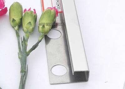 China 0.8mm Edelstahl außerhalb der Eckordnung, ODM-Edelstahl-Fliesen-Rand-Ordnung zu verkaufen