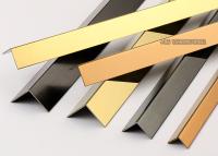 China SS304 Stainless Steel L Angle Corner Protector 8ft Long Impactproof for sale