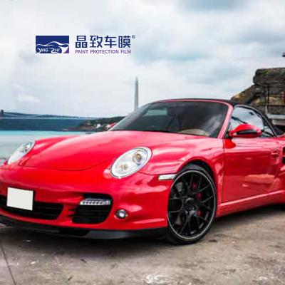 中国 反スクラッチの耐熱PPF色のラップ、光沢のある金属の吸血鬼の赤いビニールのラップ 販売のため