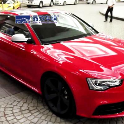Cina Pellicola protettiva per vernice di colore rosso TPU Pellicola autoadesiva pratica in vendita