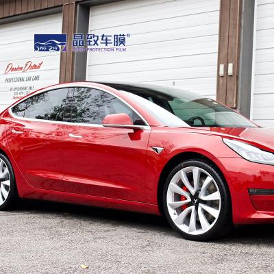 Cina Pellicola protettiva per vernice di colore rosso TPU Pellicola autoadesiva pratica in vendita