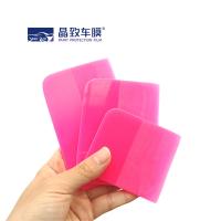 China TPU Polyurethane Car Wrap Squeegee Set 7.5cm Width 5 Piece Flexible Rubber Scraper for sale