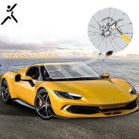 China 4 Mil PET Car Windshield Protection Film 90% VLT UV Proof Anti Shatter Glass Safety Security 1.22x30M for sale
