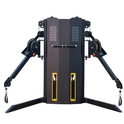 China Factory Price Multi-functional Station Trainer Movable Arm Functional Trainer Dual Cable Crossover Machine for sale