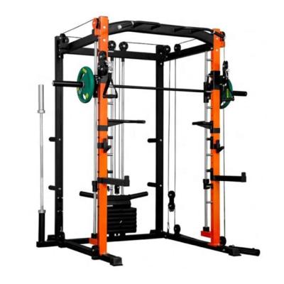 China 2022 Manufacture Strength Equipment Multi Function Squat Rack Light-commercial Smith Machine Rack for sale
