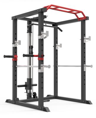 China Wholesale Pull up Stretching Training  Fitness Equipment Adjustable Barbell Smith Machine Gym Squat Rack Multi Power Rack Cage for sale