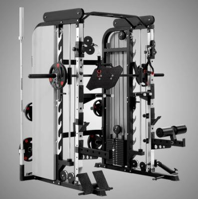 China Top Selling Smith Machine Home Gym Adjustable Squat Rack with Cables Power Rack  Power Steering Rack for sale