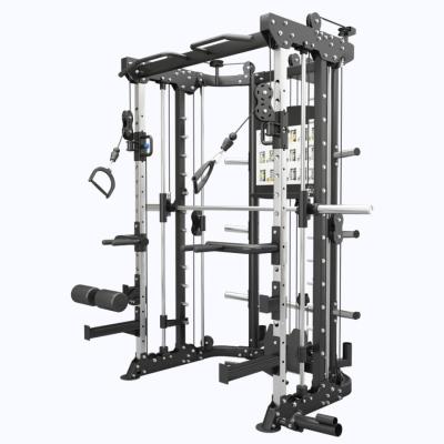 China Factory Price Multi Gym Machine Multi Function Power Cage Squat Rack Weight Lifting Training Gym Smith Machine Power Rack for sale