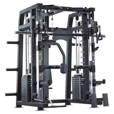 China Wholesale Price Smith Machine Integrated Training Equipment Home Multi-Functional Squat Bench Press Gantry Frame Pec Fly Machine for sale