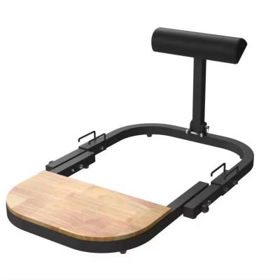 China Hot Selling Fitness Equipment Buttlock Lifting Exercise Hip Thruster Glute Machine With Bands Folding Hip Thrust Machine for sale