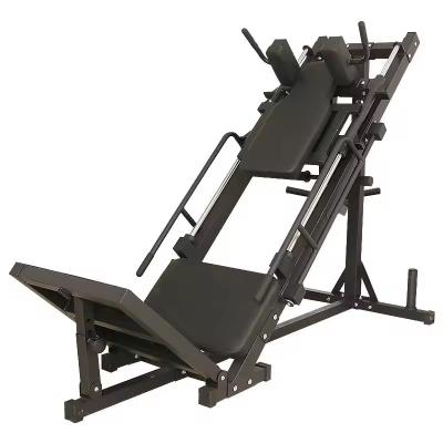 China Home Gym Equipment Hack Slide Squat Rack Leg Press Hack Squat Plate Loaded Leg Press Pin Load Selection Machines for sale