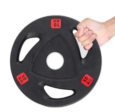 China Hot Selling Gym Use Home Use Weight Plates Three Hole Weight Plate Set for Specifications  2.5kg 5kg 10kg 15kg 20kg 25kg for sale