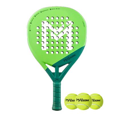 China Hot Selling Customized Paddle Design Hot Sale 18K Carbon Padel Racket with Cover Padel  Manufacturer for sale