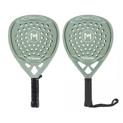 China Top Selling High Performance Padel Racquets 18K Carbon Diamond Shaped Paddle with Sandy Effect Shovel Design for sale