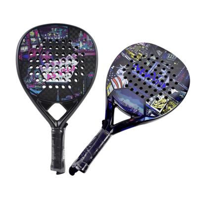 China Custom 38mm Thickness Graphite Carbon Paddle/Padel Tennis Rackets for sale