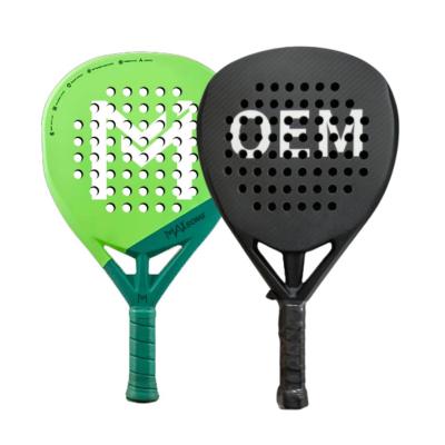 China OEM Design Your Own Tennis Racket Paddle Hot Sale 18K Carbon Fibre Padel Rackets with Sandwich EVA China Raquete Manufacture for sale