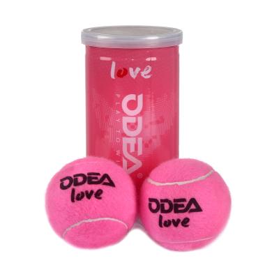 China ODEA ITF Standard Durable Customized 45% Wool Stage 2 Tennis Ball D Competition Pressurized Padel Ball for sale