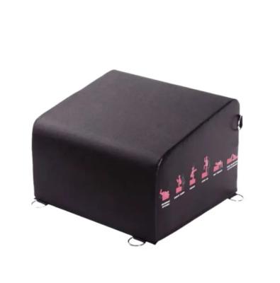 China Multi-Functional Total Body Workout Box for Hip Thrust Core & Ab Strength Training High Elasticity Knee Support Sleeves for sale