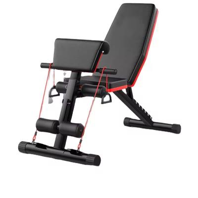 China Hot Sale Wholesale Adjustable Bench  Folding Flying Bird Stool Weight Lifting Multi Function Weight Bench for sale