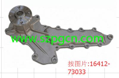 China 16412-73033 TRACTOR WATER PUMP FOR KUBOTA for sale