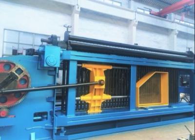 China Half Gears Spin Clockwise 2.8mm Wire  Automatic Stop Gabion Machine for sale