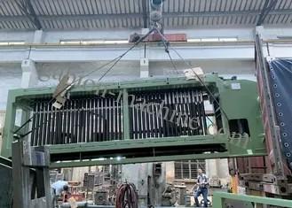 China 3.2mm Wire 80x100mm Adjustable Weld Gabion Mesh Machine for sale