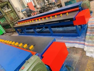 China 4m Edge Banding Machine for 84*110mm Hexagonal Wire Mesh in Gabion Production Line for sale