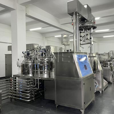 Cina Equipaggiamento di emulsione a doppio sollevamento omogenizzatore a vuoto automatico emulsionatore in vendita