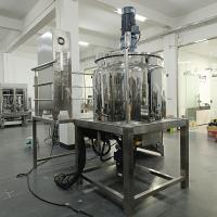 China Movable Detergent Liquid Mixer Machine Automatic Jacketed Mixing Vessel for sale