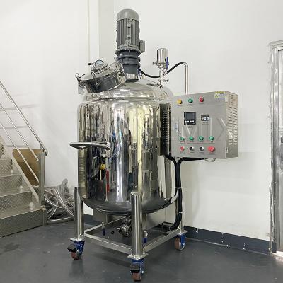 China Movable Liquid Detergent Making Machine SS Industrial Liquid Mixer Tank for sale
