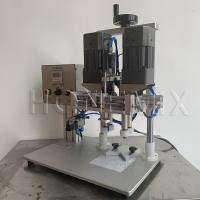 China 80W Semi Automatic Spray Bottle Capping Machine 220V / 50Hz Voltage for sale