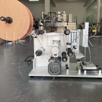 China Semi Automatic Sticker Labeling Machine 100W Flat Bottle Label Applicator for sale