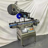 China Small Semi Auto Labeling Machine 220V / 50Hz Flat Surface Labeling Machine for sale