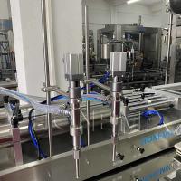 China Cosmetics Two Head Filling Machine Piston Horizontal Filling Machine CE for sale