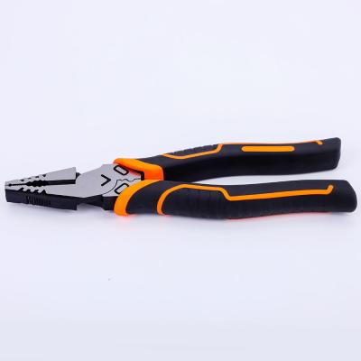 China 9inch Combination Steel Cable Cutting Wire Pliers With Induction Hardened Cutting Edges for sale