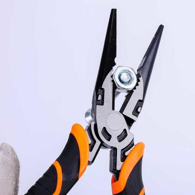 China C1055 60CrV 8 Inch Insulated Long Nose Pliers Long Nose Clamp Pliers for sale