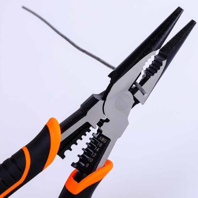 China 220mm Multi Function Extra Long Pliers Pliers Long Nose Insulated 60CrV for sale