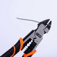China HRC62 8 Inch High Leverage Wire Side Cutters Side Cutters Electrical for sale